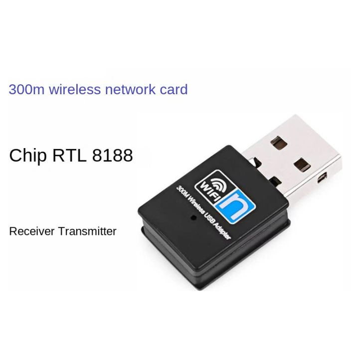 300Mbps Mini USB Wireless Wifi Adapter Wi Fi Network LAN Card 802.11b/g ...