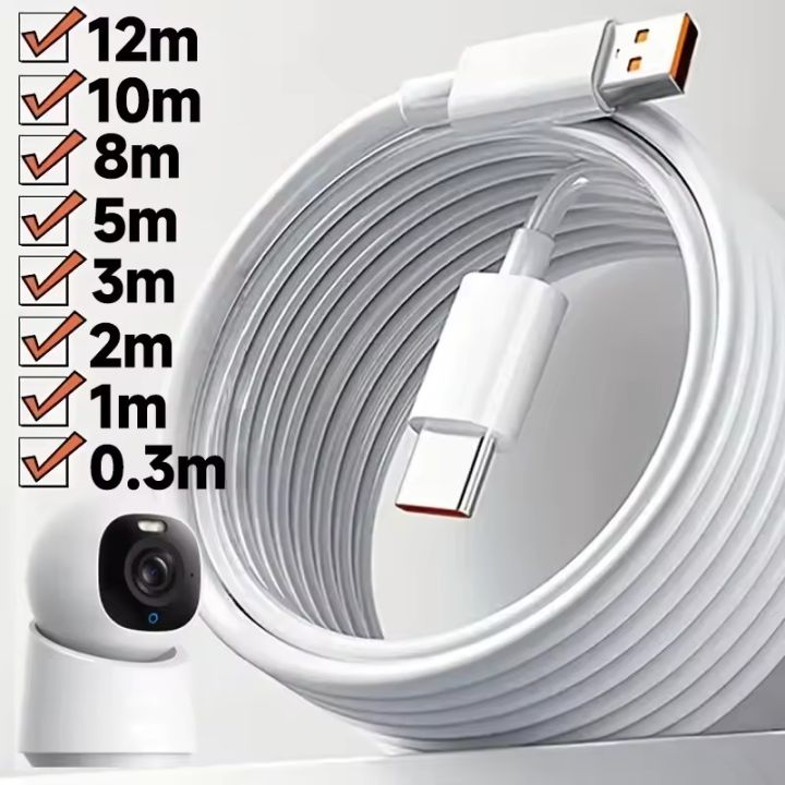 Extra long Micro USB Extension Cable 10M 5M 3M 2M 1M Type C Port Device ...