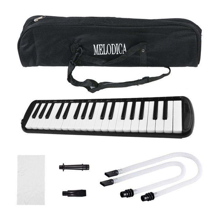 37 Keys Melodica Instrument Melodica Air Piano Keyboard with 2 Soft ...