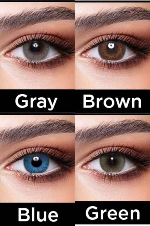 Pack Of 4, Soft Colored Contact Lens / Cosmetics Lenses / Fashion ...