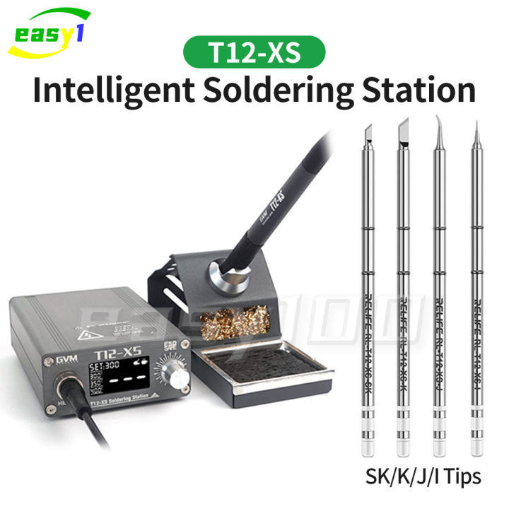 Relfie GVM T12-XS Soldering Station Quick Heating Electronic Welding ...