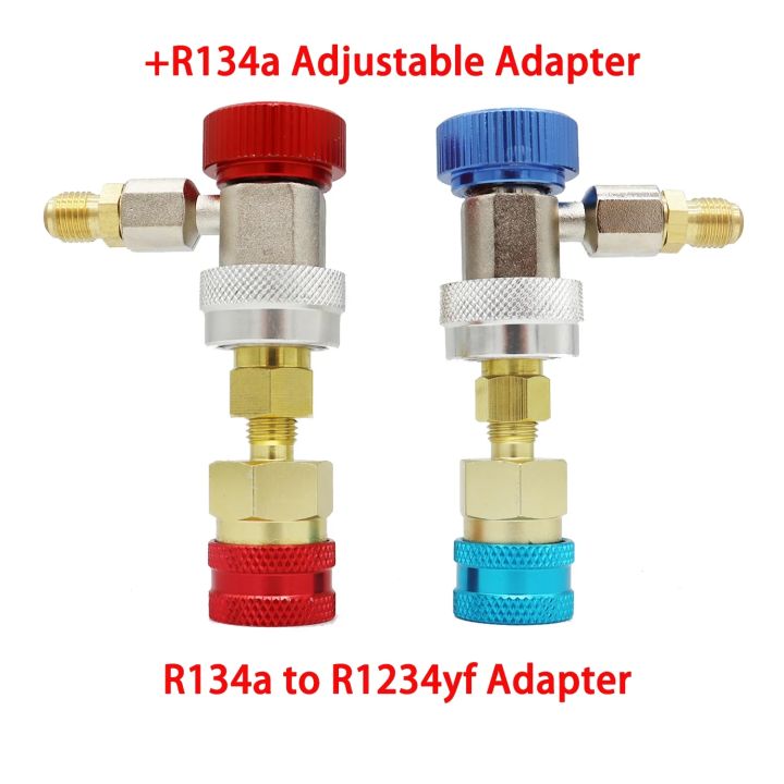 R1234YF to R134A Quick Connector Adapter, Splice Connector Hose Adapter ...