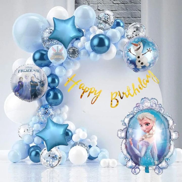 happy birthday decoration / frozen happy birthday theme set including ...