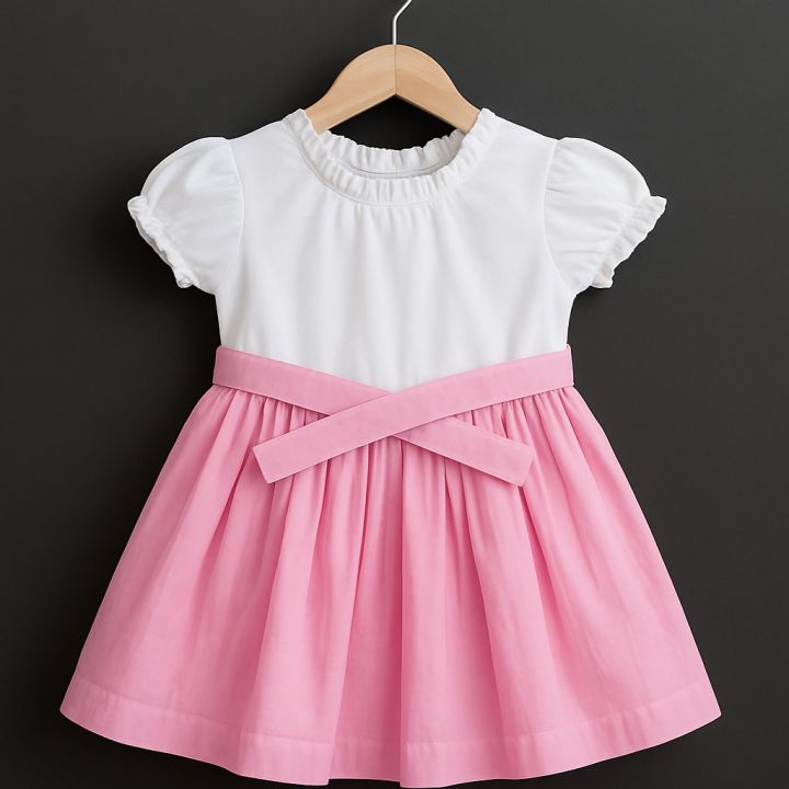 New design baby girls dress for 1-10 years girls | Daraz.com.bd