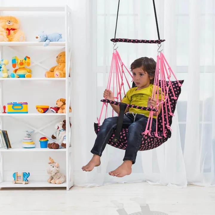 Swing for Kids Cotton Baby Swing Chair for Kids Baby's Children Folding ...