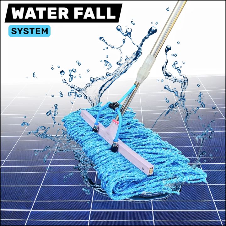 Solar Panels Cleaning Cotton Mop with 20 Feet Stainless Steel ...