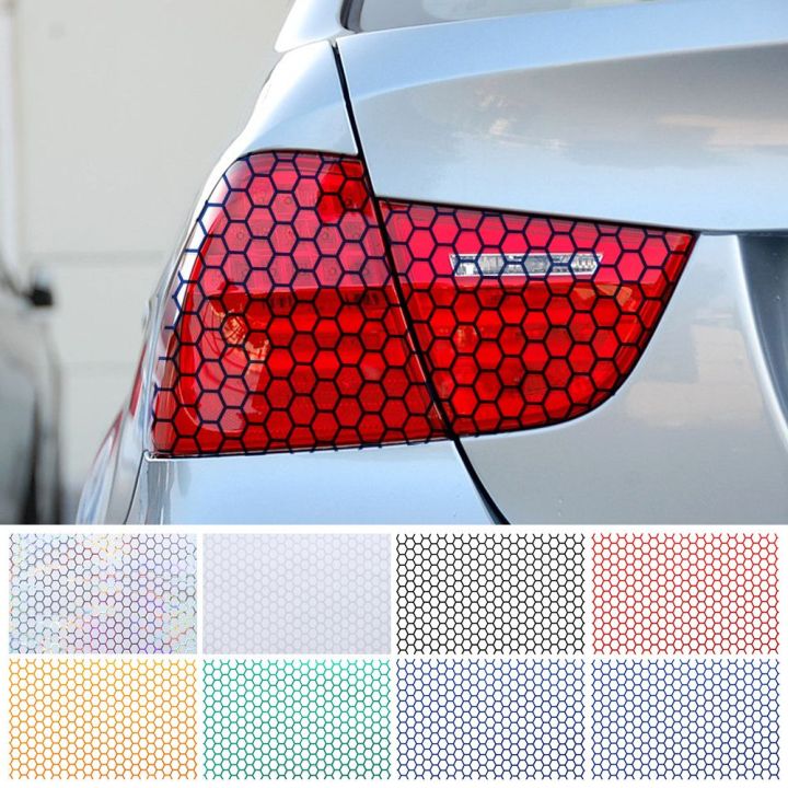 New Honeycomb Sticker Creative Reflective Material Tail-lamp Decal Car ...