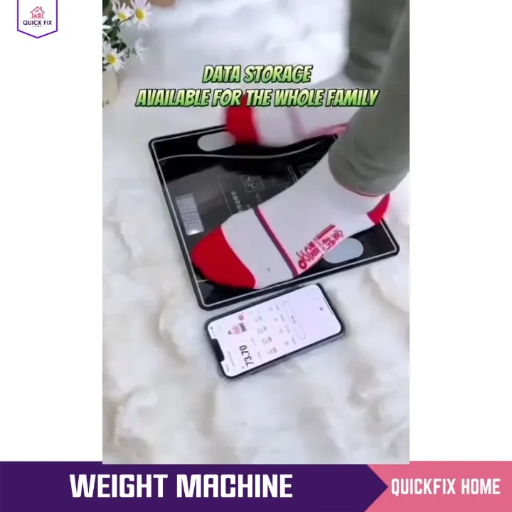Smart Digital Body Weight Scale 180KG Bluetooth Electronic Weighing ...