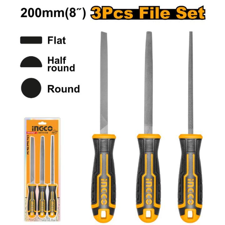 INGCO 3pcs steel file set | Daraz.pk