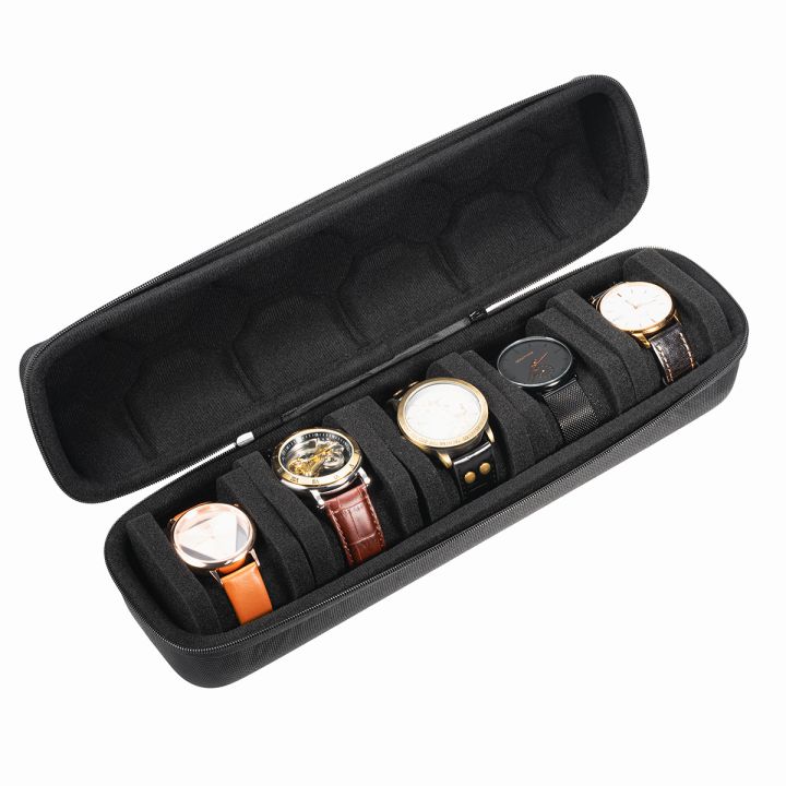 Watch Box Organizer for Men or Women Watch Travel Case Portable Storage ...
