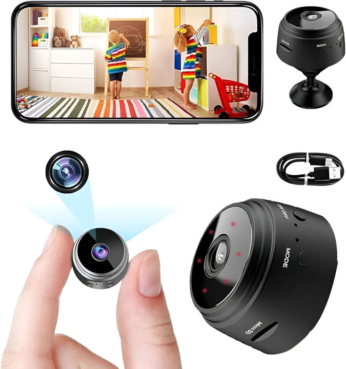 A9 Mini Wifi Camera 1080P Full HD Wireless IP Camera - Compact Wireless ...