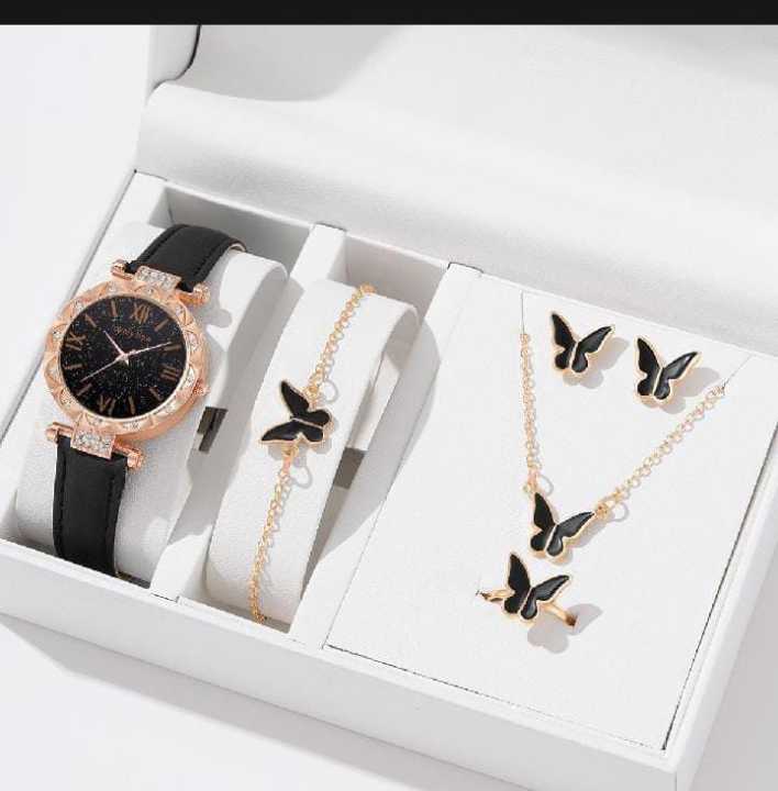 Girls' Watch & Locket Set | Daraz.pk