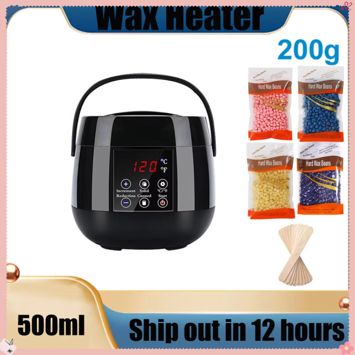 Wax Beans Waxing Machine Kit 500ml Wax Warmer Machine Brazilian Hard ...