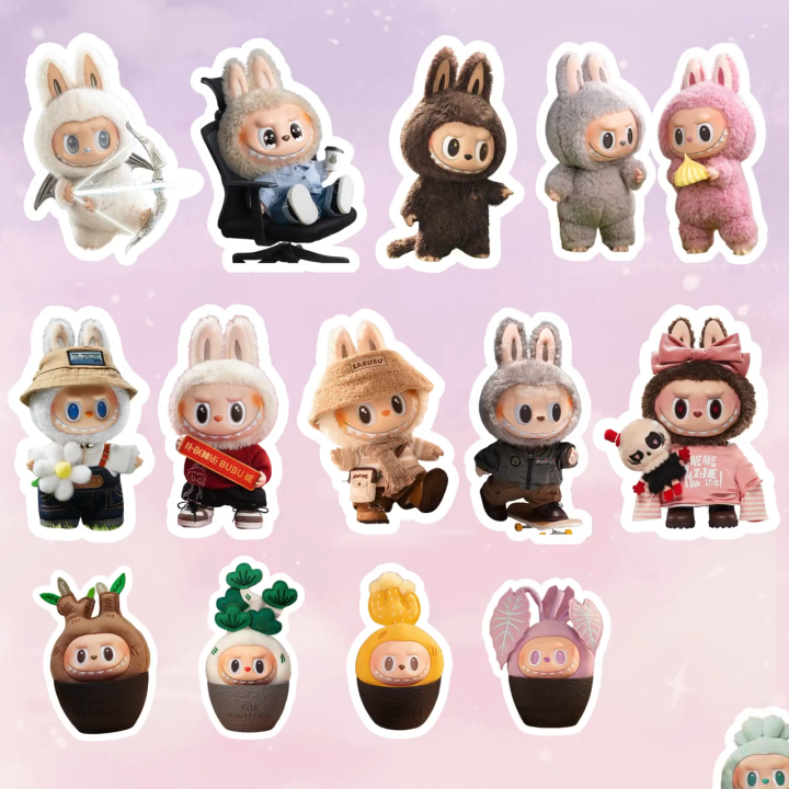 LABUBU Adorable Edition Sticker Sets planners, Laptops, mobile diary ...