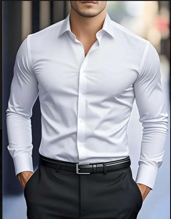 Classic Formal Shirt for Men Elegant Office & Business Wear | Daraz.com.np