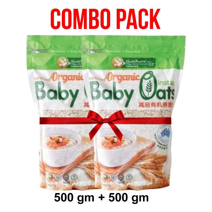Organic baby oats 500gm+500gm combo | Daraz.com.bd