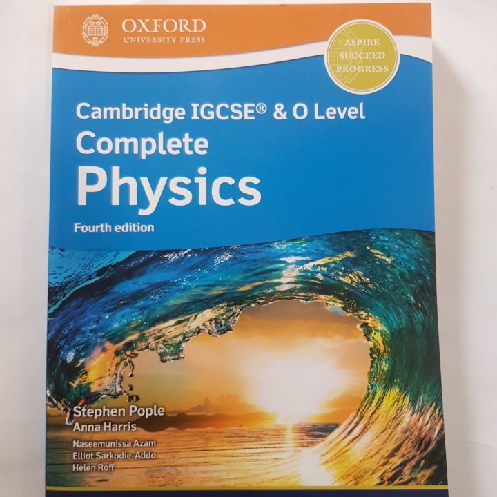 CAMBRIDGE IGCSE AND O LEVEL COMPLETE PHYSICS 4TH EDITION BY STEPHEN POPLE | Daraz.pk