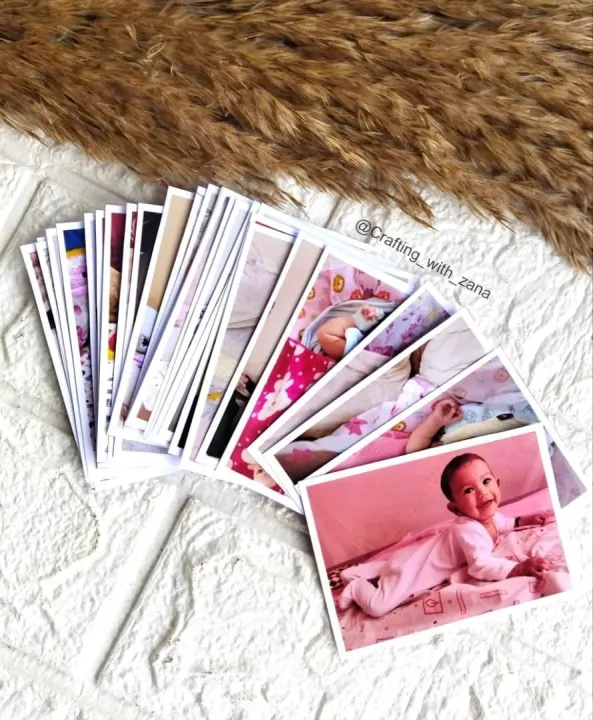 Baby’s First Year Polaroid Frame – 12 Month Growth Memories” “Newborn ...