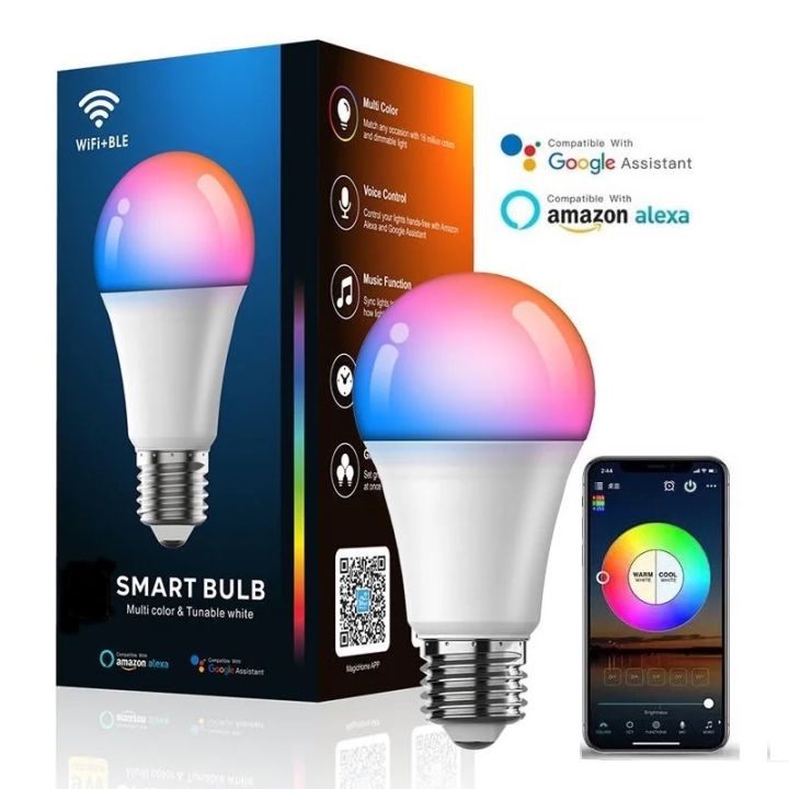 Smart Wifi 15 Watt RGB Led Bulb | Daraz.com.np