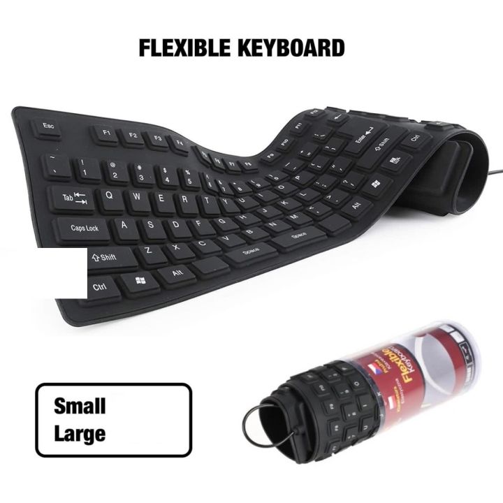 Flexible wired water proof keyboard | Daraz.lk