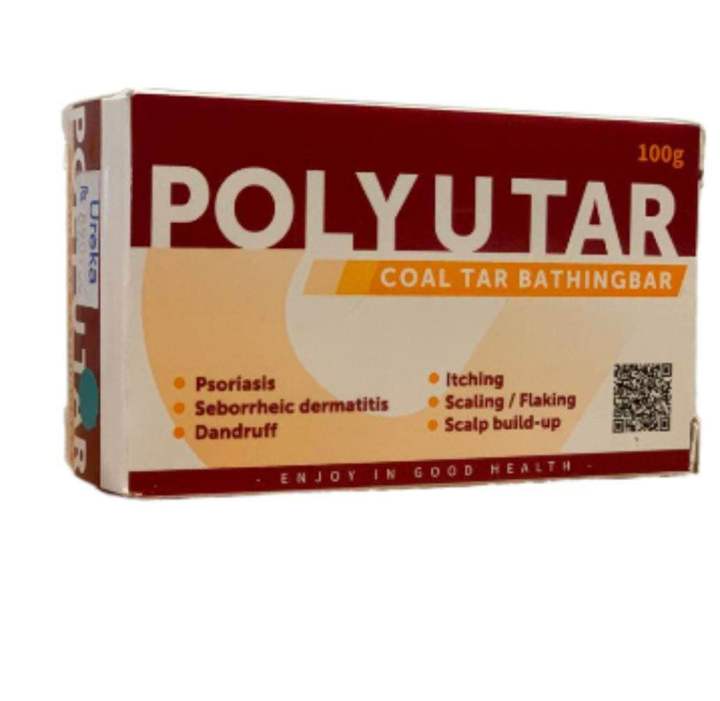 POLYUTAR COAL TAR BATHING BAR 100g | Daraz.lk