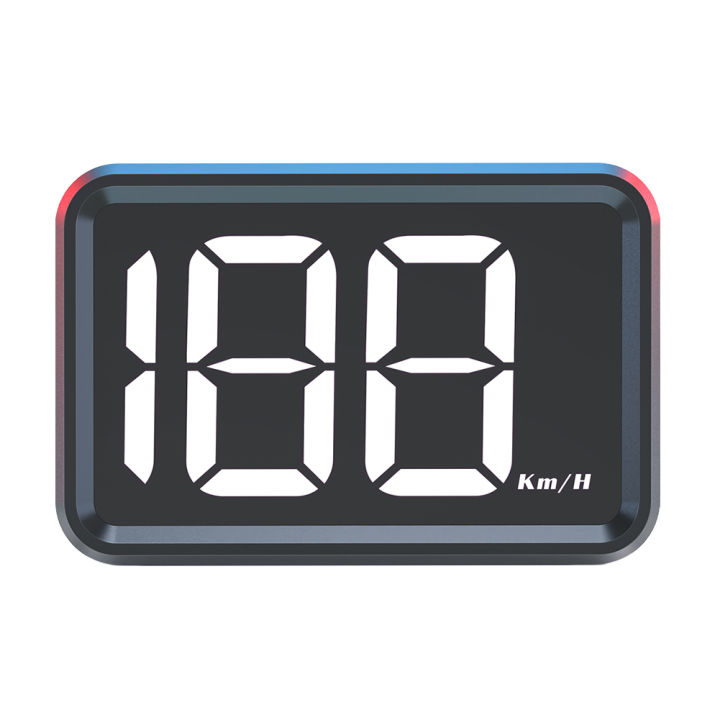GPS KMH MPH HUD Digital Speedometer Head Up Display Speed Meter Big ...