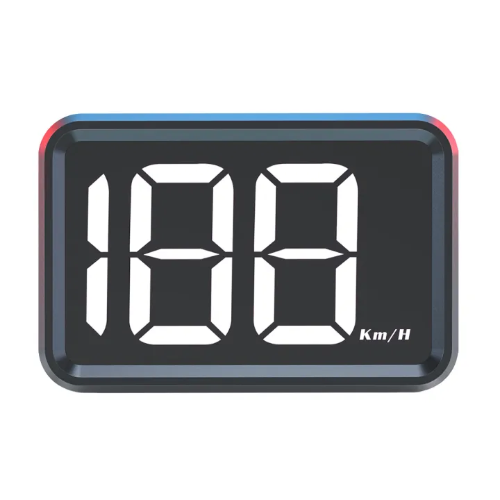 GPS KMH MPH HUD Digital Speedometer Head Up Display Speed Meter Big ...