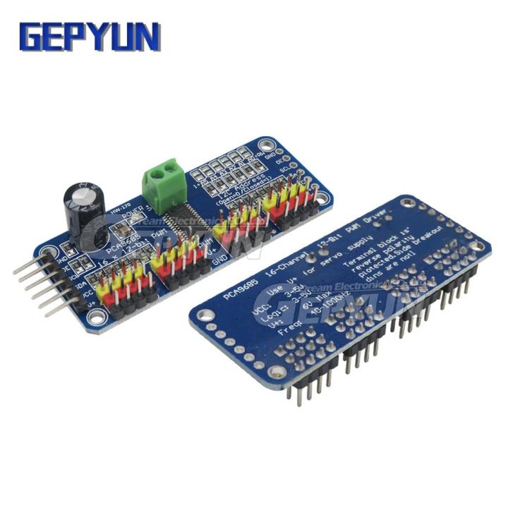 PCA9685 16 Channel 12-bit PWM Servo motor Driver I2C Module Robot ...