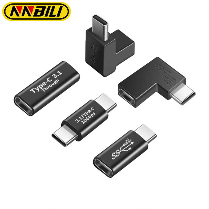 NNBILI USB 3.1 TypeC Adapter Converter USB C Charge Data Sync Extension ...