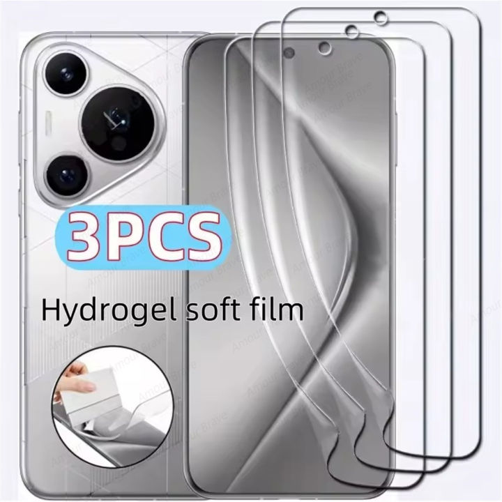 3PCS Soft Screen Protector for Huawei Pura 80 70 Ultra Hydrogel Film ...