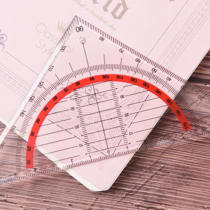 1pcs 15cm Multi-function Square Triangle Scale Engineering Ruler ...