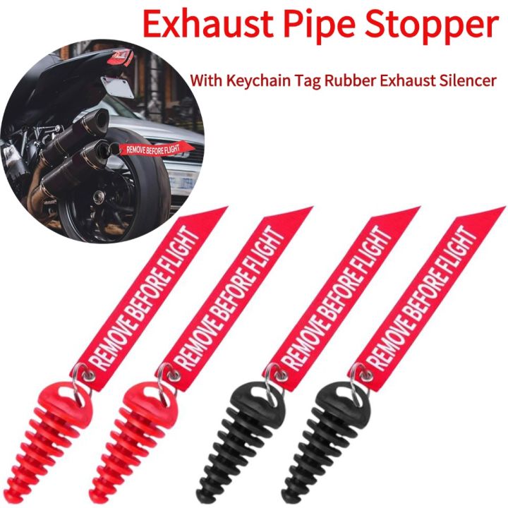 Exhaust Pipe Stopper Blow-down Silencer Plug Exhaust Muffler Waterproof ...