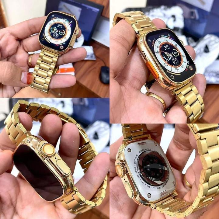 24K Gold Edition Smart Watch, Pack Of 10 | Daraz.pk