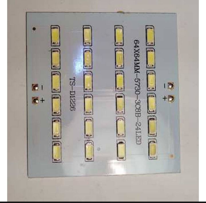 12 Volt DC LED White Emitting Diode SMD Light Board - Dimensions ...