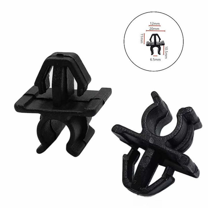 2Pcs Car Hood Prop Rod Clip Auto Fastener Hood Bonnet Prop Rod External ...