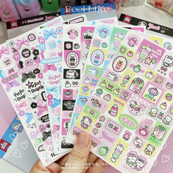 Scrapbook Deco Sticker for Journal Planner DIY Arts Crafts Album Pink ...