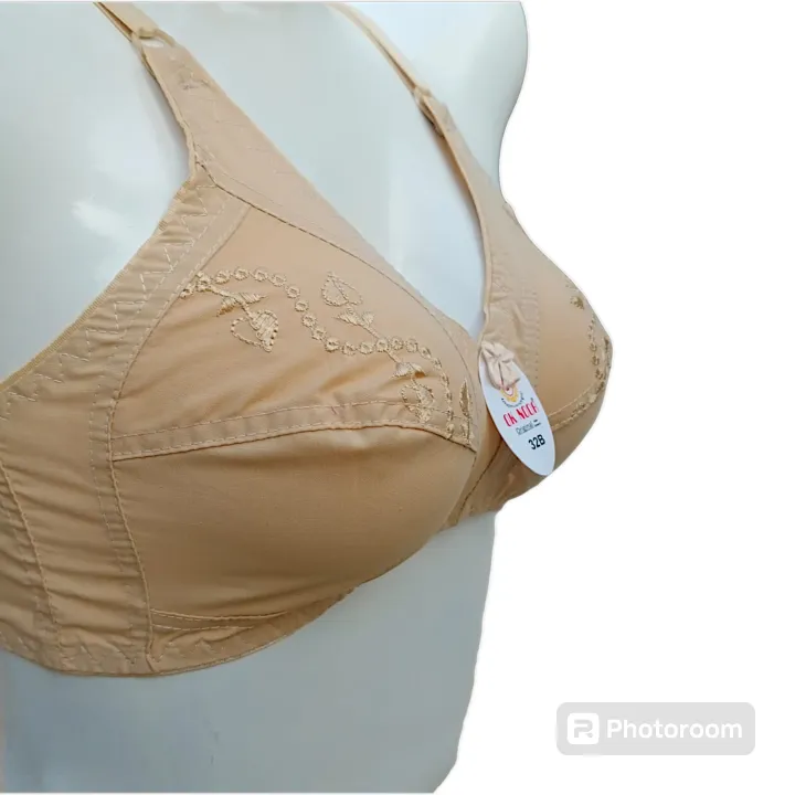 Cotton Bra for Women with Chicken Embroidery - Stylish, Comfortable Non ...
