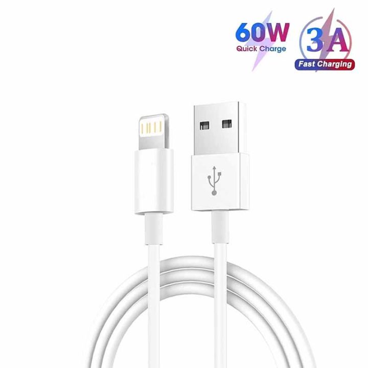 3A USB A to Lightning Cable For iPhone 14 13 12 11 Pro Max Plus XR Max ...