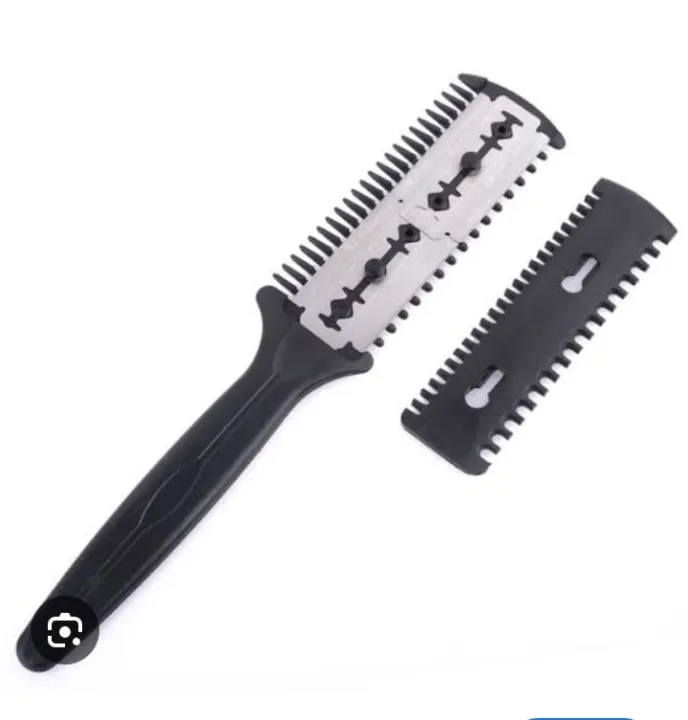 Razor Comb Hair Cutter Comb Dual Side Cutting Scissors Hair Thinning ...