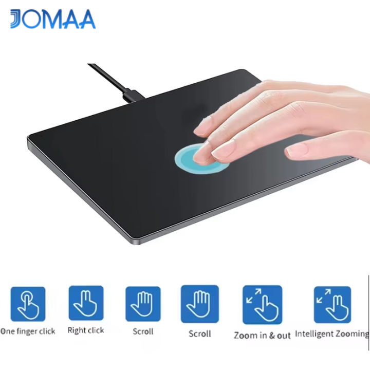 Jomaa Wired Trackpad Muti-Touch,Touchpad with High Precision USB ...