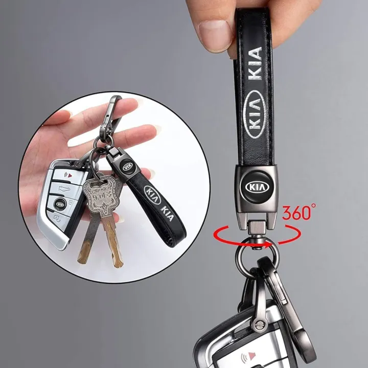 1Pcs KIA Logo TPU Keychain Car And Bike Plus Leather Special | Daraz.pk