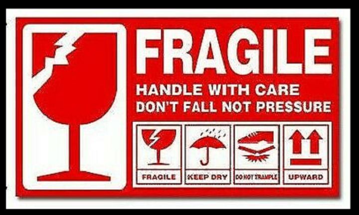 Handle with care Fragile Stickers. Extra Sticky and Fine Printing ...