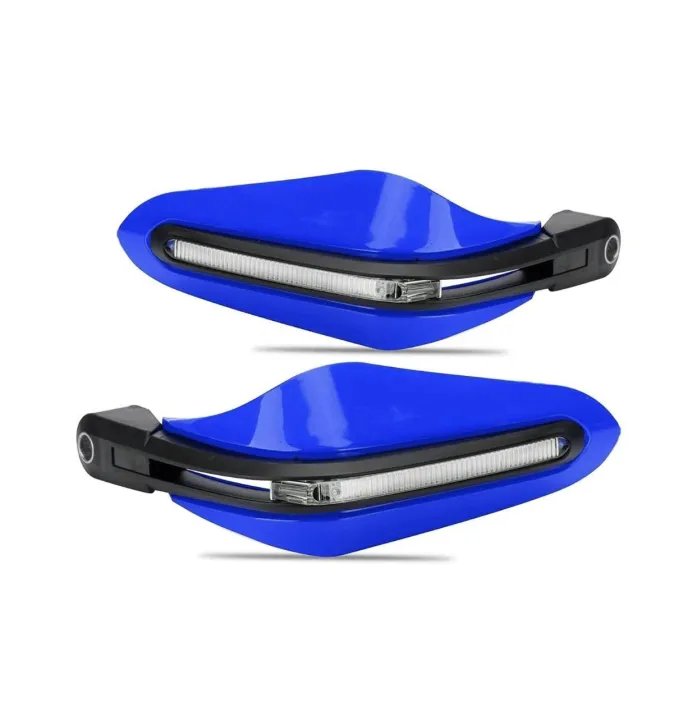Universal Motorcycle Hand Guard with LED Indicator Light and Wind ...