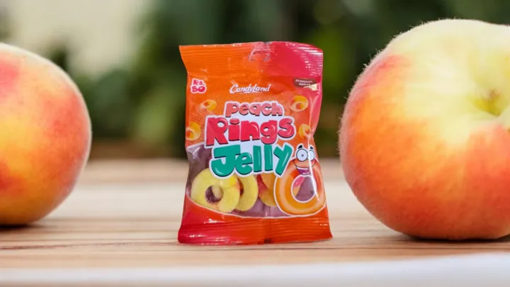 CandyLand Peach Rings Jelly (Pack of 12) Rs.50 | Daraz.pk