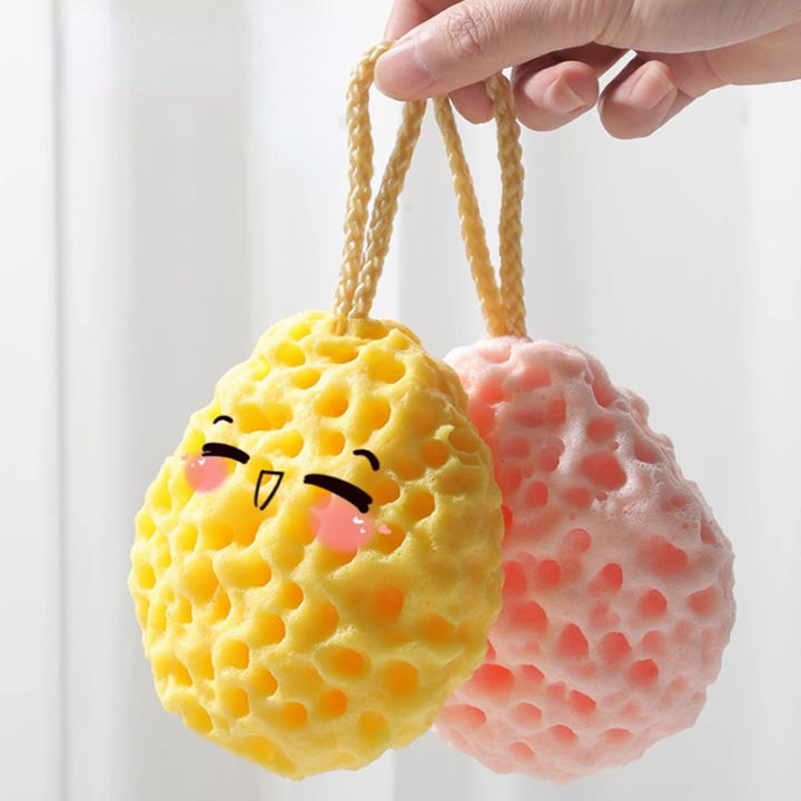 Soft Mesh Shower Sponge Ball Nylon Baby Cleaning Brush Shower Foam Body ...