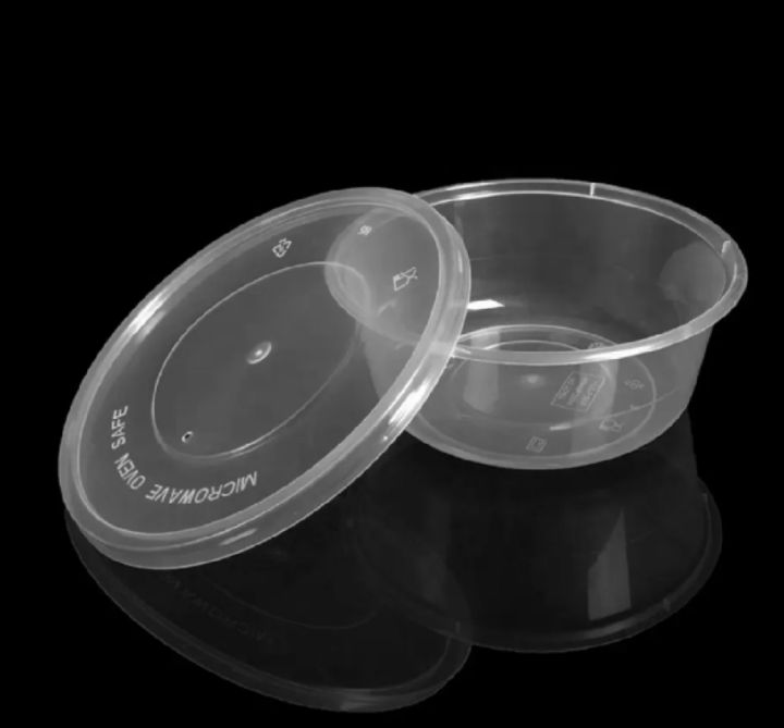 300 ml | 48 pcs of Disposable Round Box for Food packing and storage| Transparent Boxes | Daraz.pk