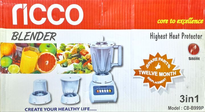 Ricco 3 in 1 Blender | Daraz.com.bd