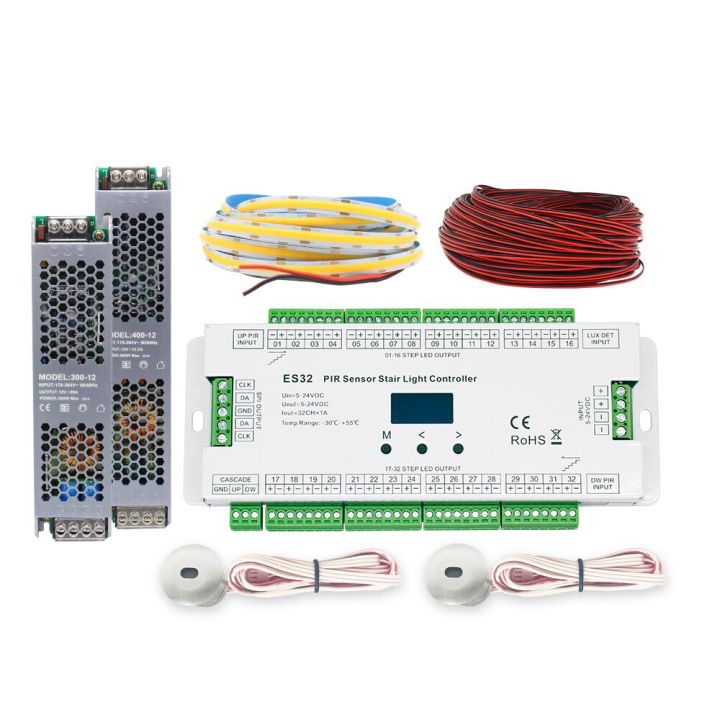 ES32 Stair Light Controller with PIR Human Body Infrared Inductive ...