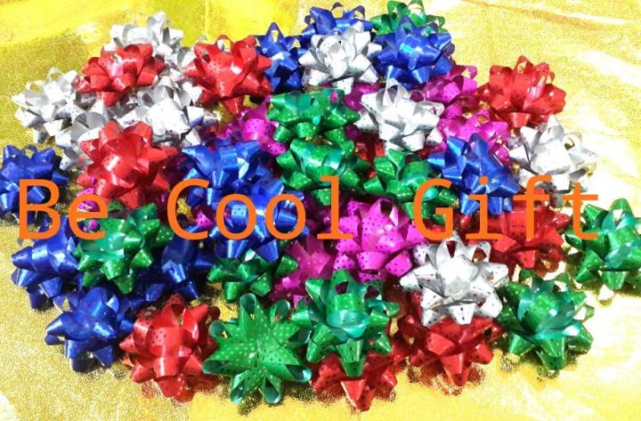 3-inch dot matrix star bow | Shop.com.mm