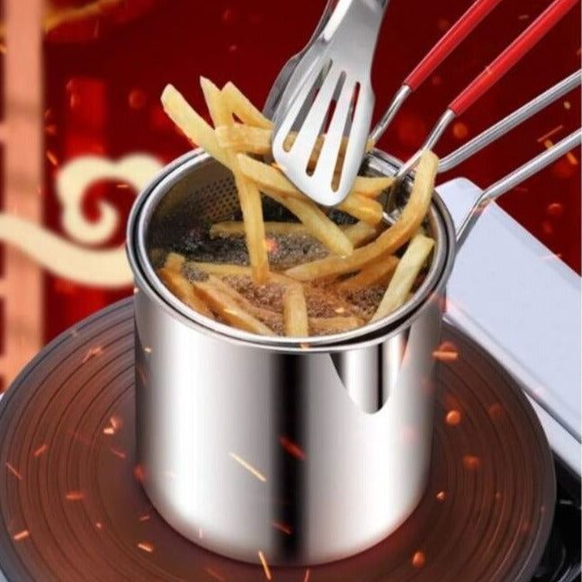 STAINLESS STEEL FRY POT | Daraz.pk